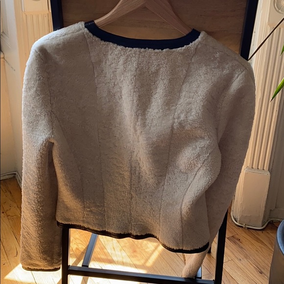 CHANEL | Jackets & Coats | Vintage Chanel Shearling Short Jacket | Poshmark